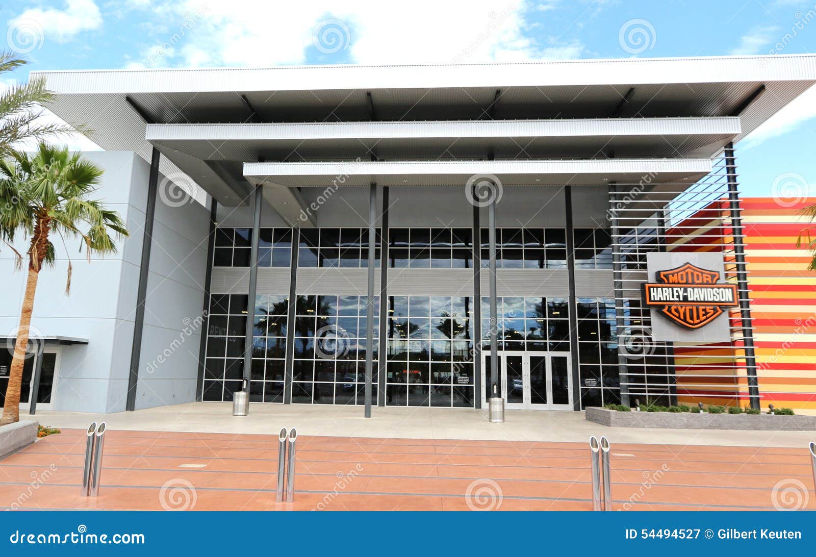 Harley Davidson store editorial photography. Image of vegas - 54494527