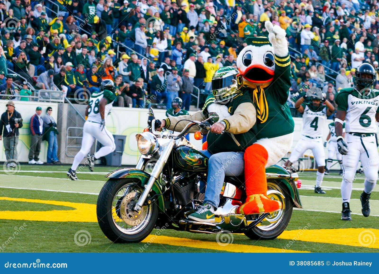 Harley Motorcycle Entrance at Autzen Stadium Editorial Image - Image of ...