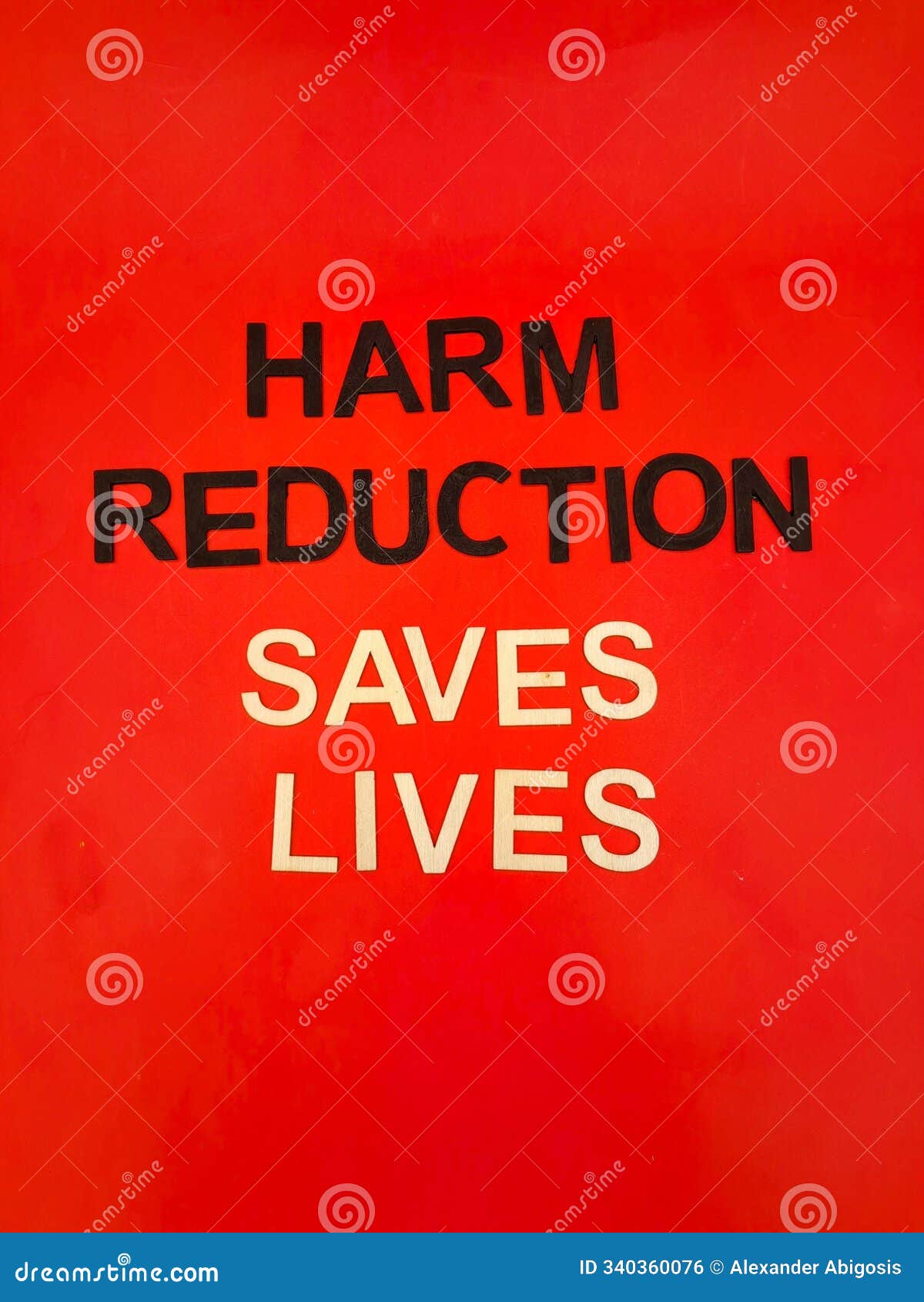 Harm Reduction Saves Lives Message Stock Photo - Image of healthy ...