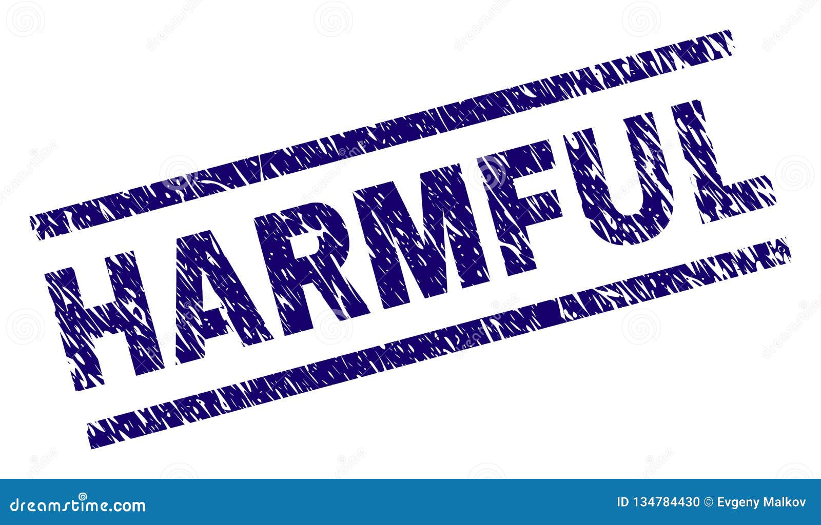 Scratched Textured HARMFUL Stamp Seal Stock Vector - Illustration of ...