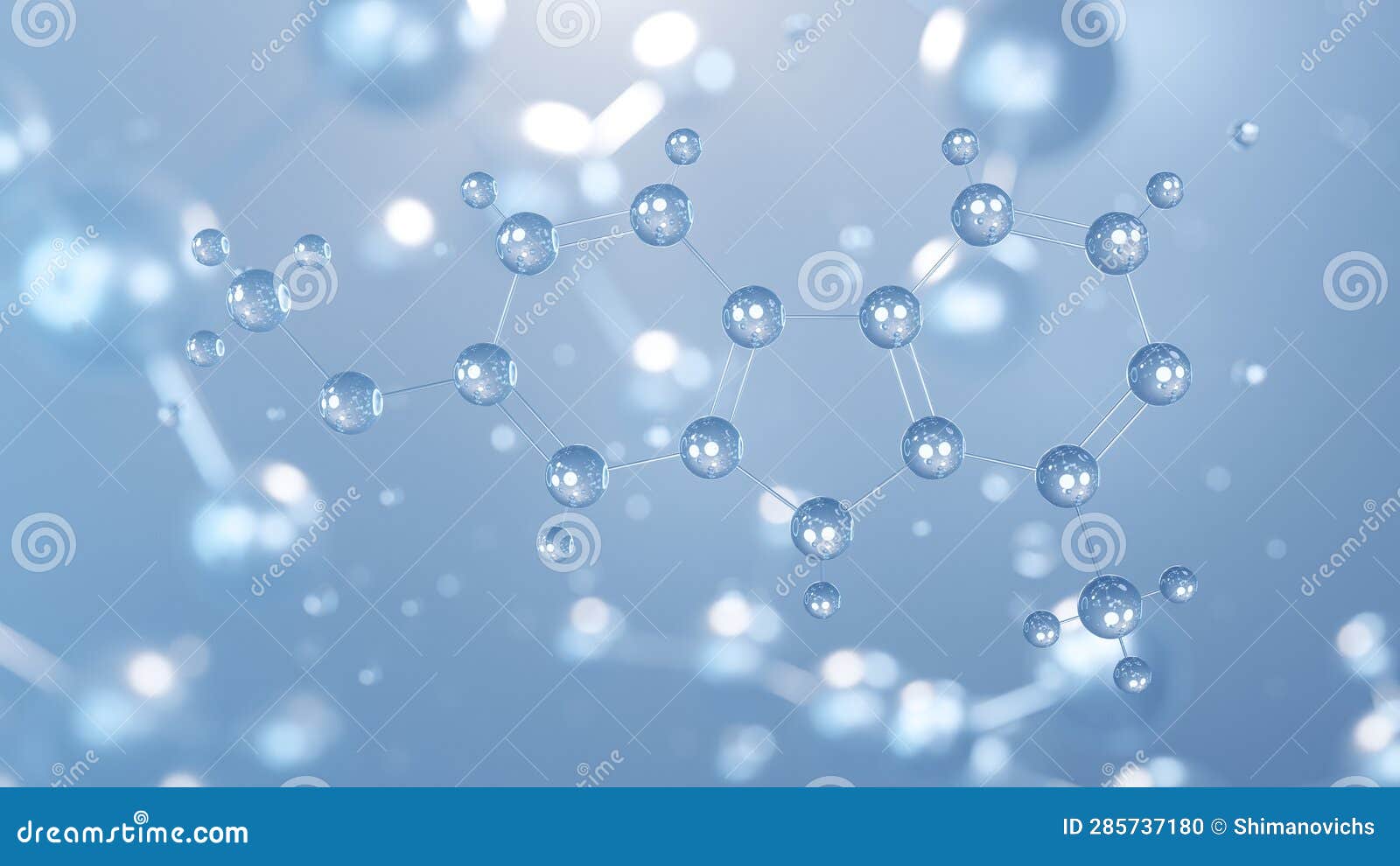 Harmine Molecular Structure 3d, Flat Model, Beta-carboline, Structural ...