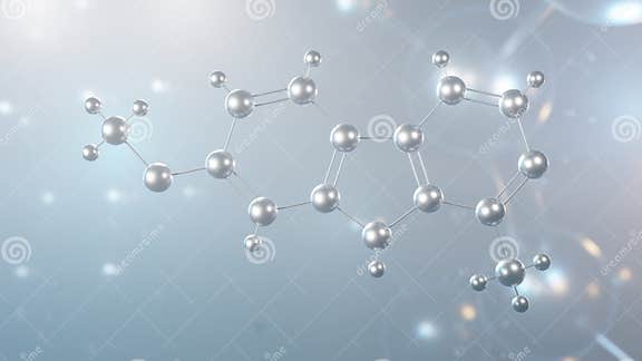 Harmine Molecular Structure, 3d Model Molecule, Beta-carboline ...