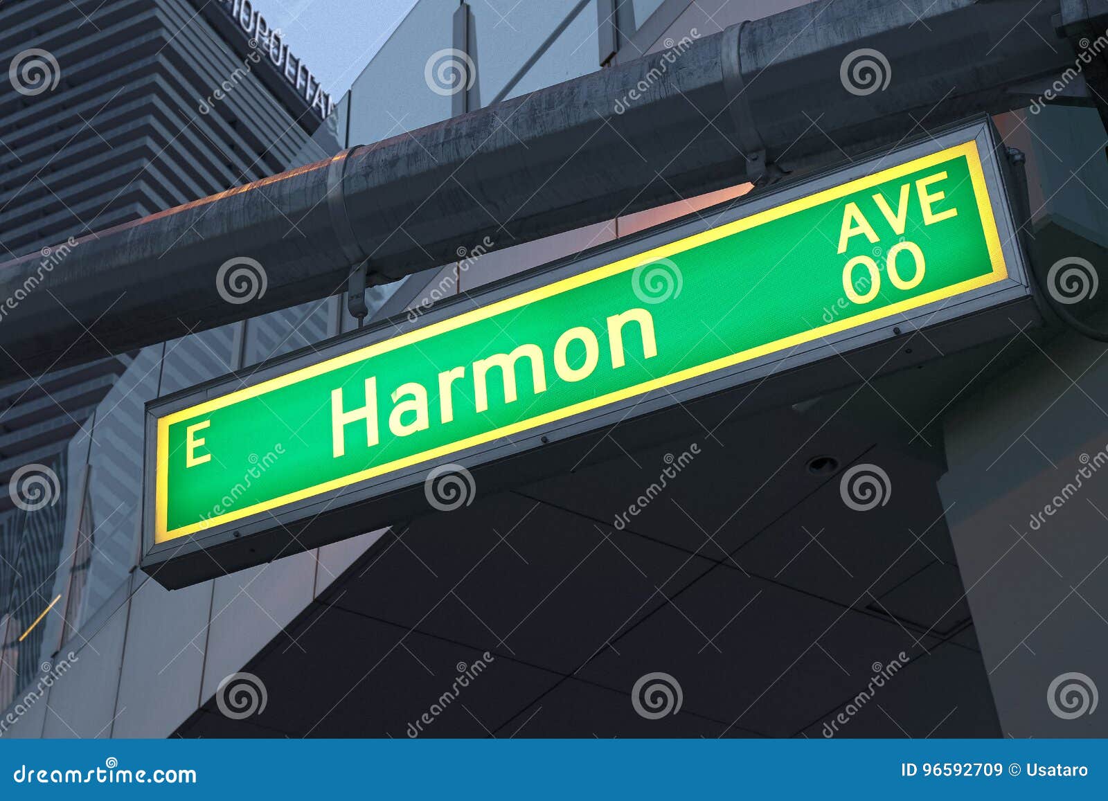 Harmon Avenue stock image. Image of sign, street, avenue - 96592709