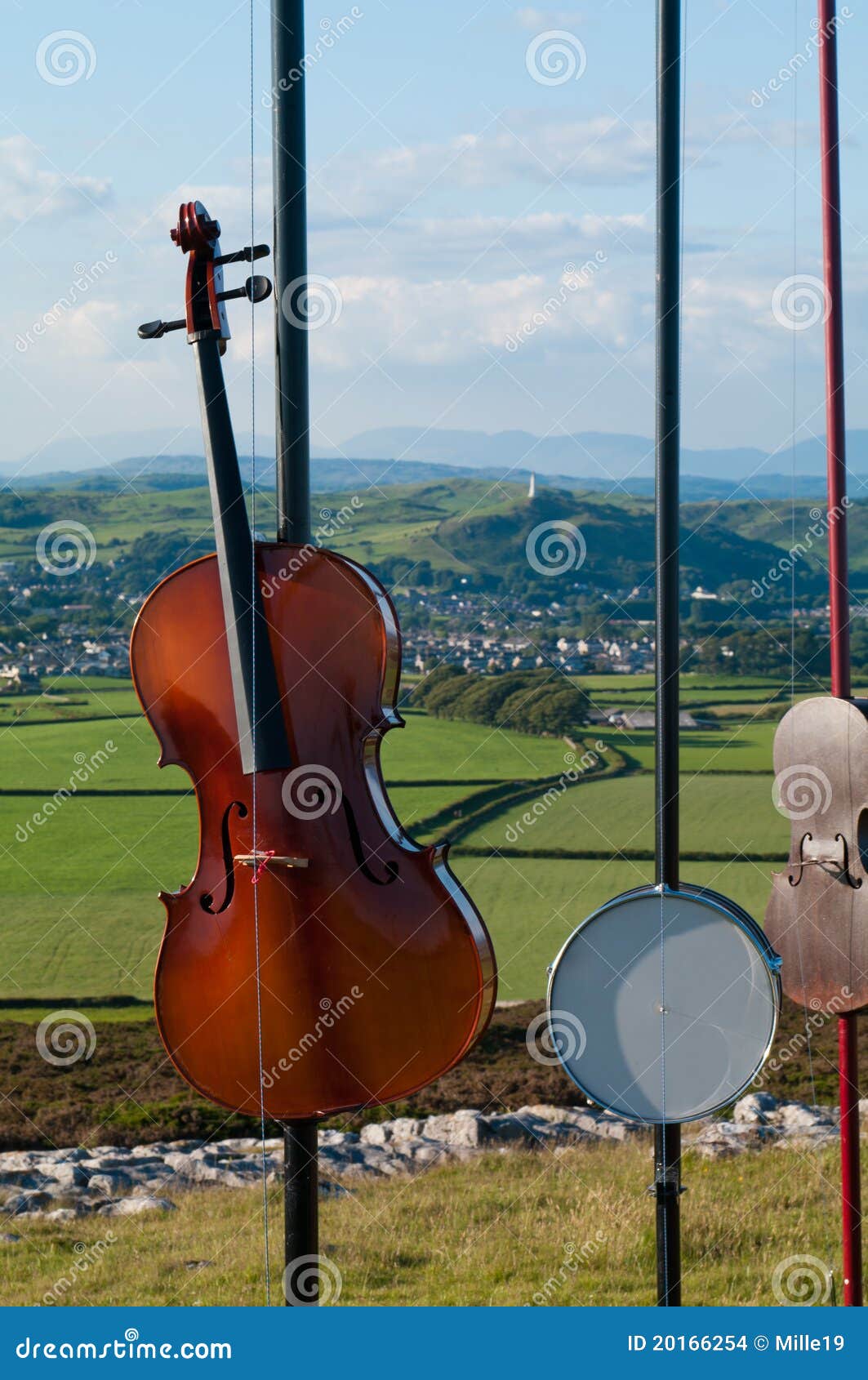 Harmonic Fields Ulverston stock photo. Image of music - 20166254