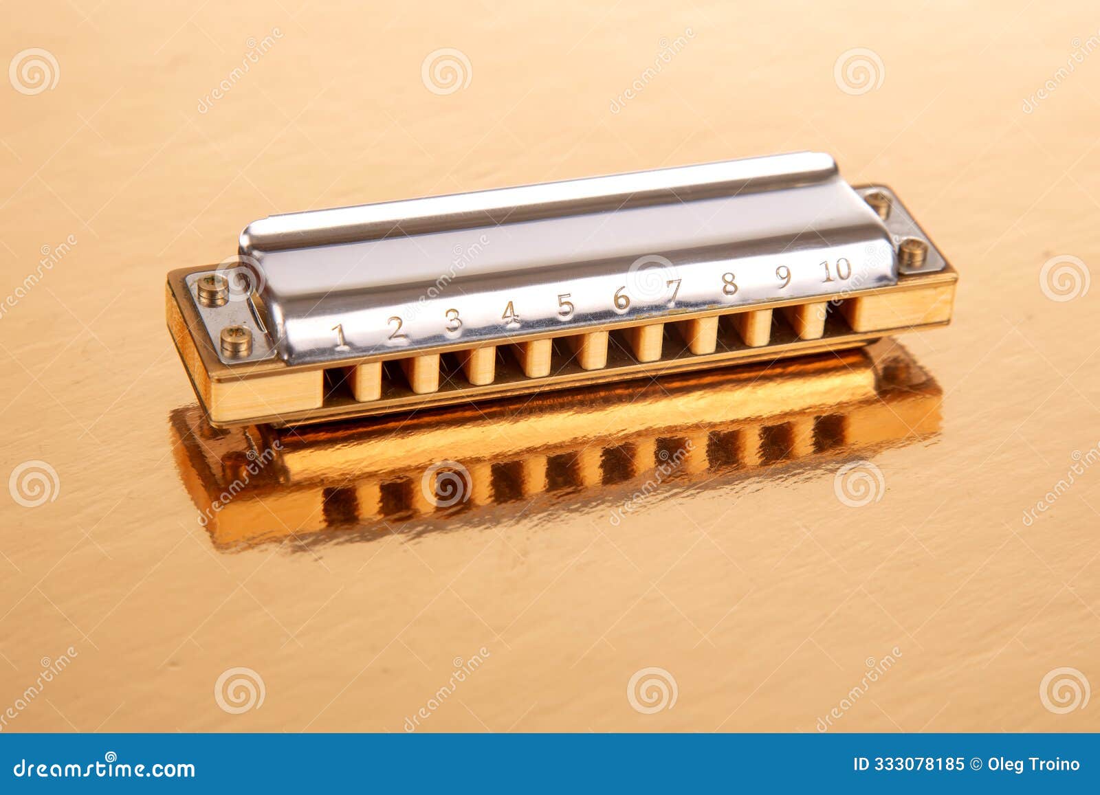 The Harmonica Lies on a Mirrored Surface. Classical Musical Wind ...
