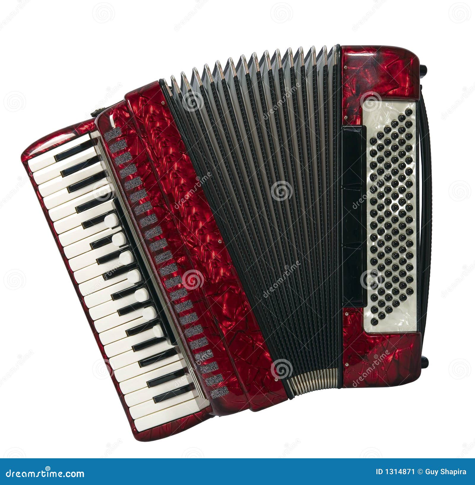 Harmonika stock afbeelding. Image of voorwerp, instrument - 1314871