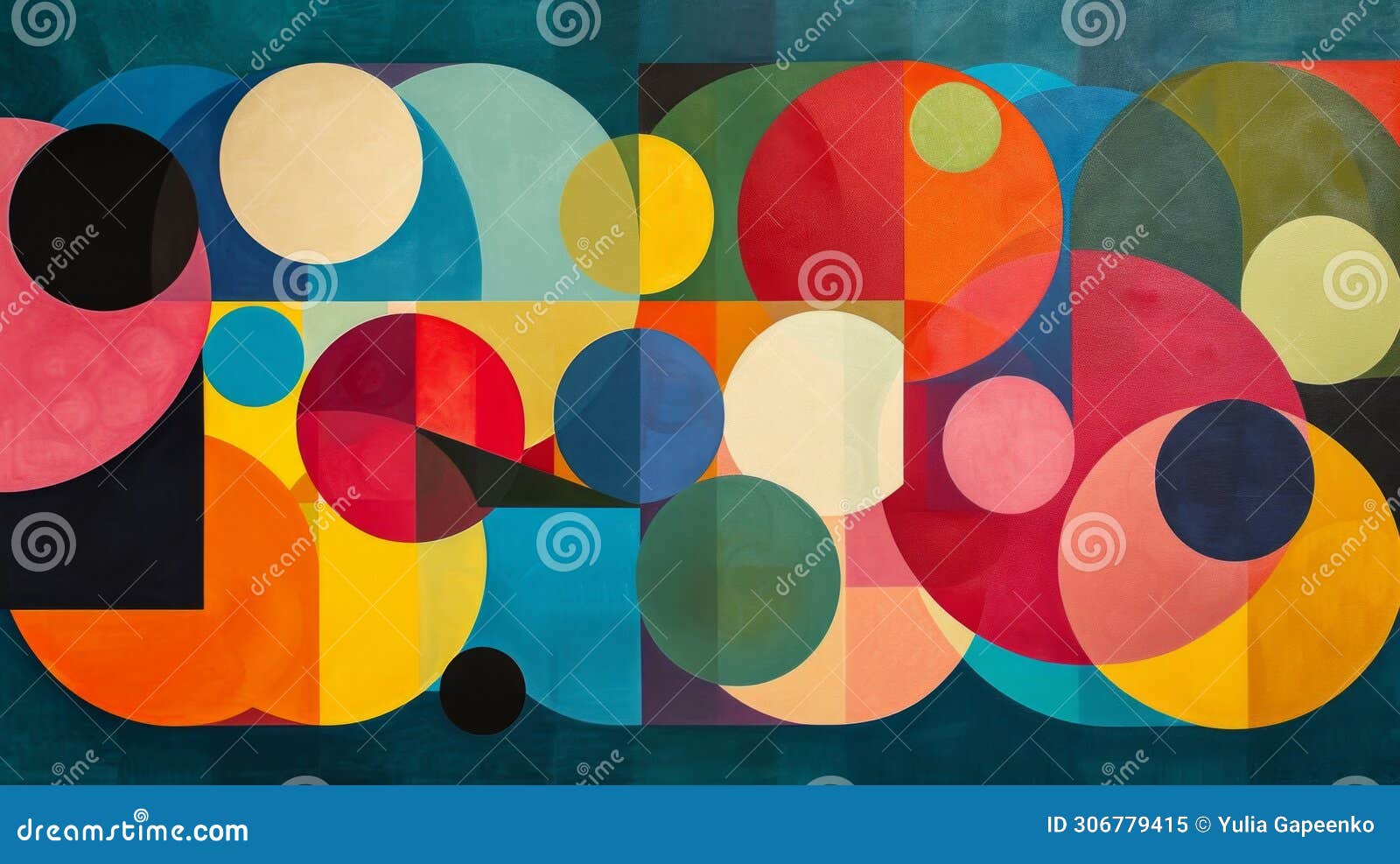 Harmonious Arrangements of Geometric Shapes and Colors Create a Sense ...