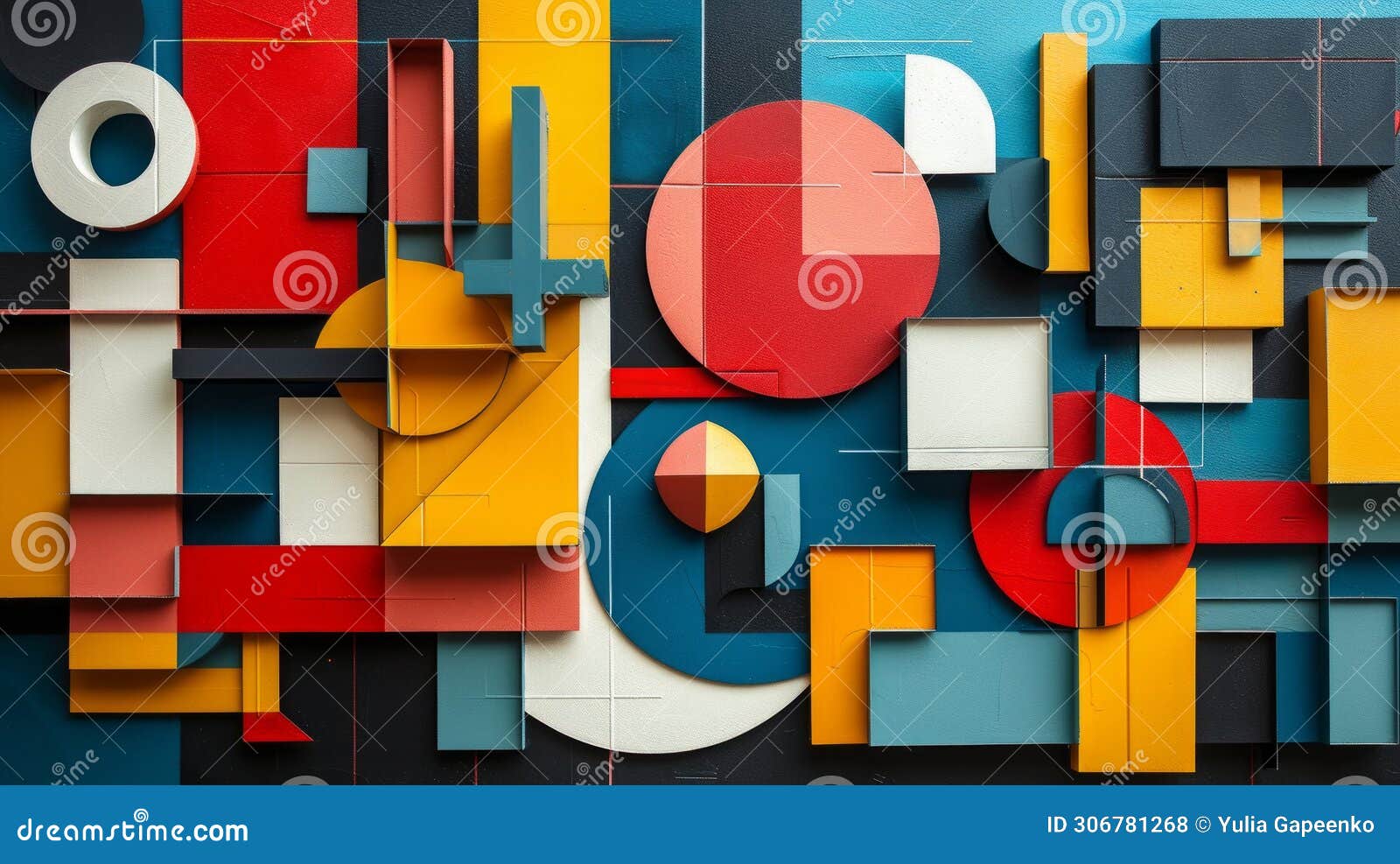 Harmonious Arrangements of Geometric Shapes and Colors Create a Sense ...