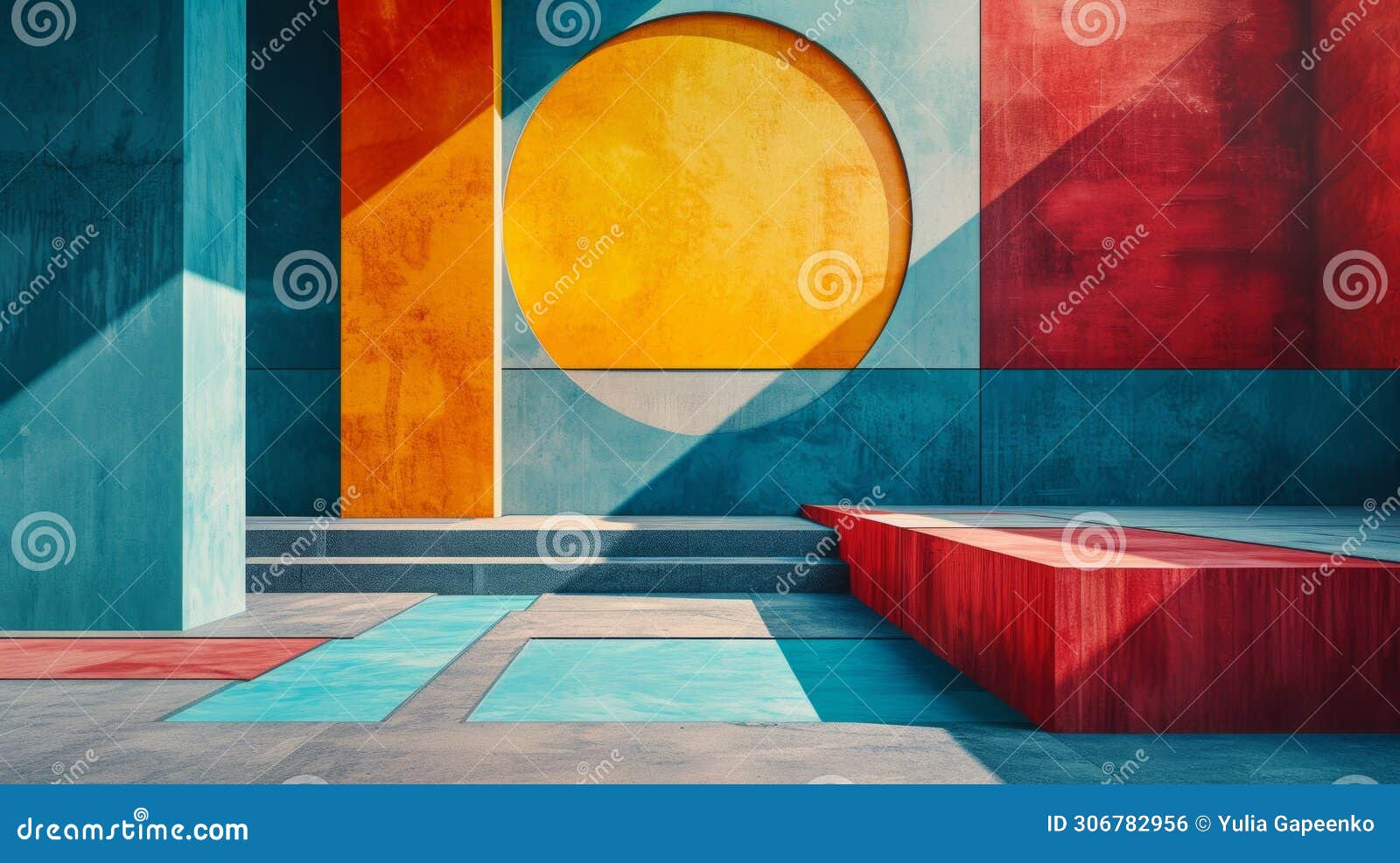 Harmonious Arrangements of Geometric Shapes and Colors Create a Sense ...