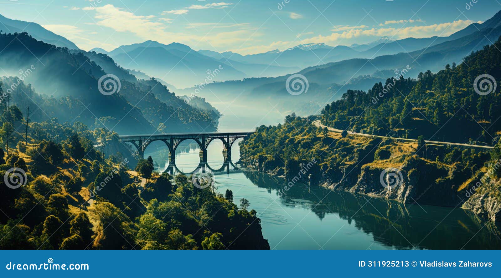 A Harmonious Bridge Connecting the Two Sides of the Gorges, Like Hugs ...