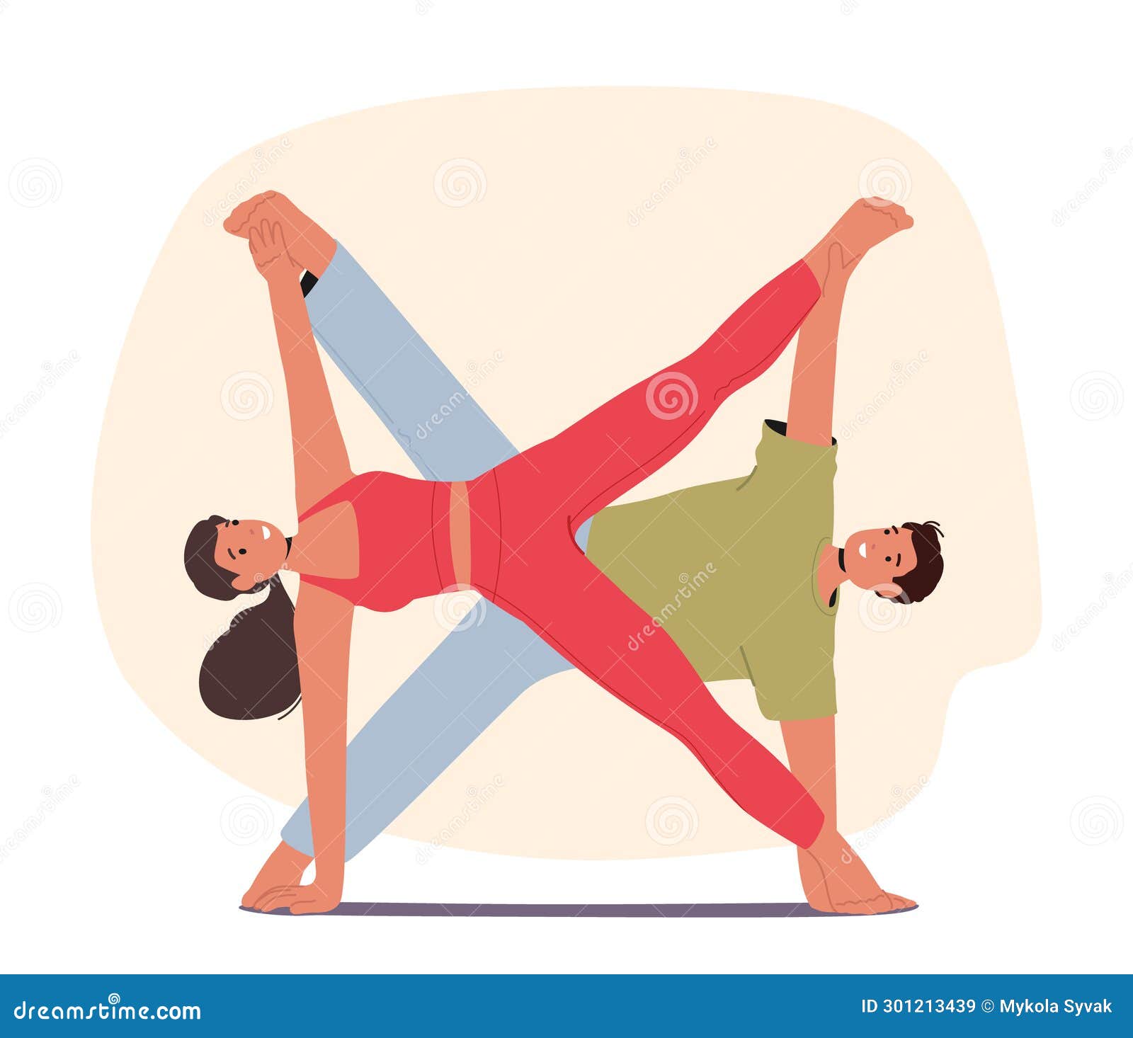 Harmonious Couple Balances Gracefully in Mesmerizing Acro Yoga ...