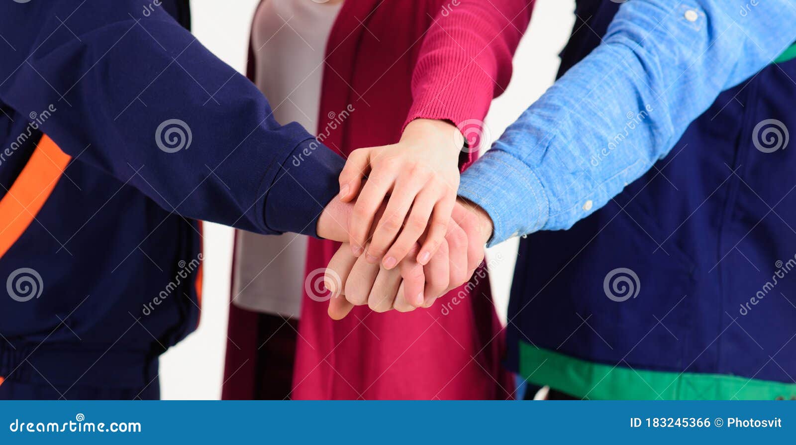 Teamwork And Teambuilding Concept. A Group Of Three Scientists I ... Teamwork And Teambuilding Concept. A Group Of Three Scientists I ...