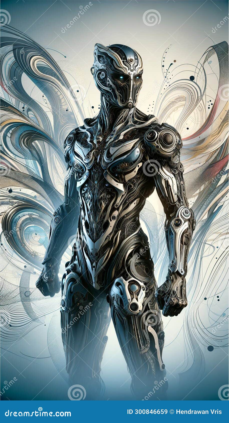 Harmonized Elegance the Symphony of Mechanical Life Stock Illustration ...