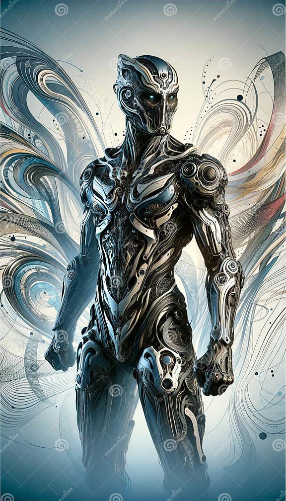 Harmonized Elegance the Symphony of Mechanical Life Stock Illustration ...