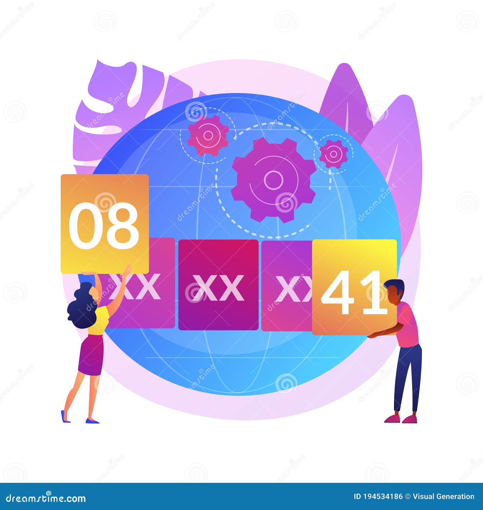 Harmonized System Abstract Concept Vector Illustration. Stock Vector ...