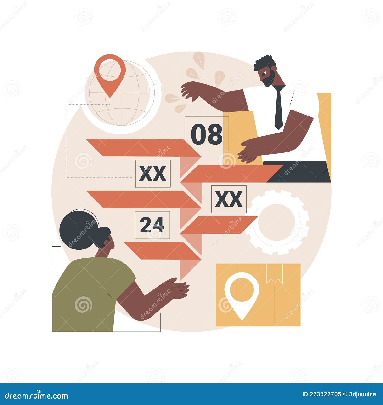 Harmonized System Abstract Concept Vector Illustration. | CartoonDealer ...