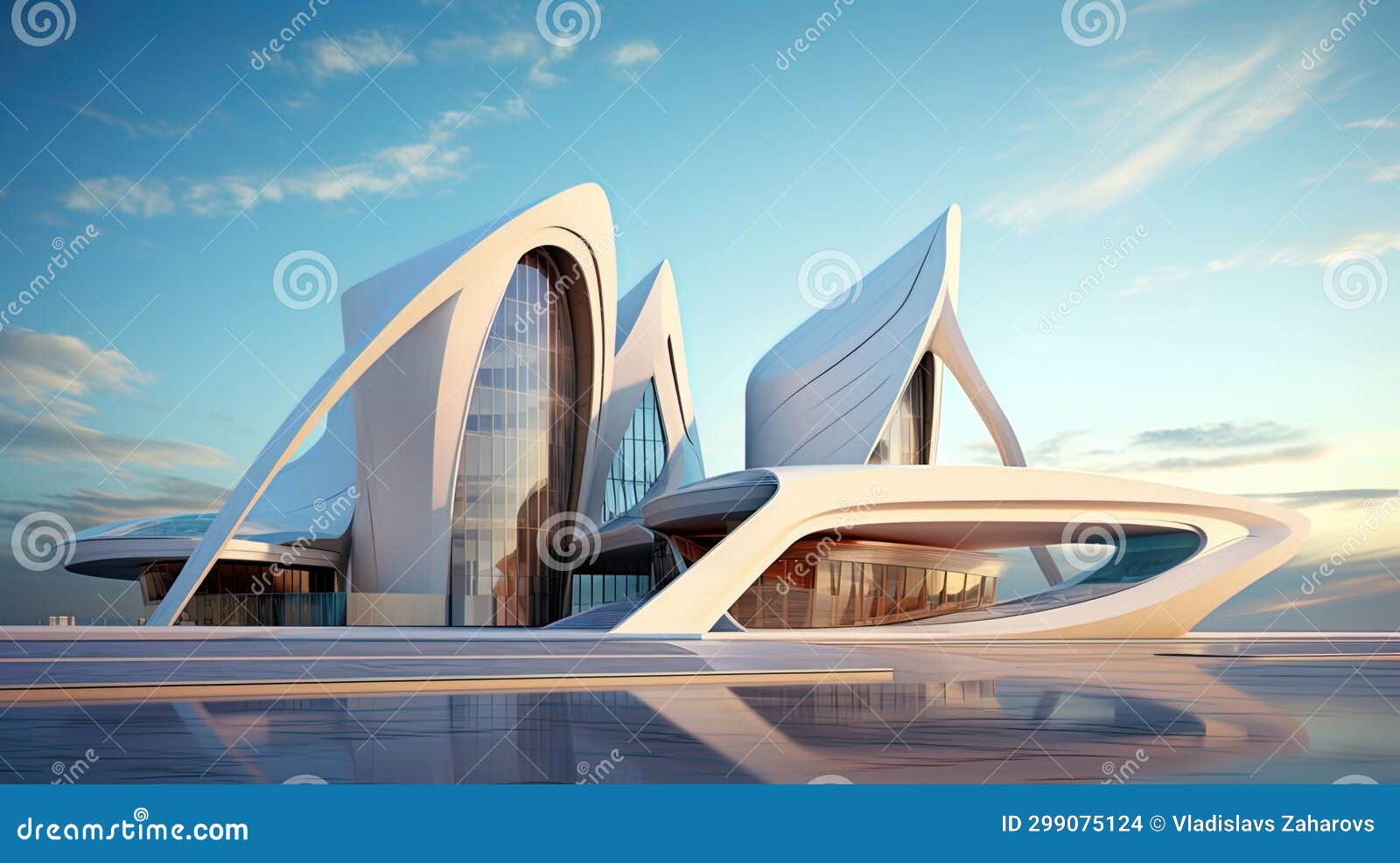 Harmony of Architectural Forms Building with Original Design and Forms ...