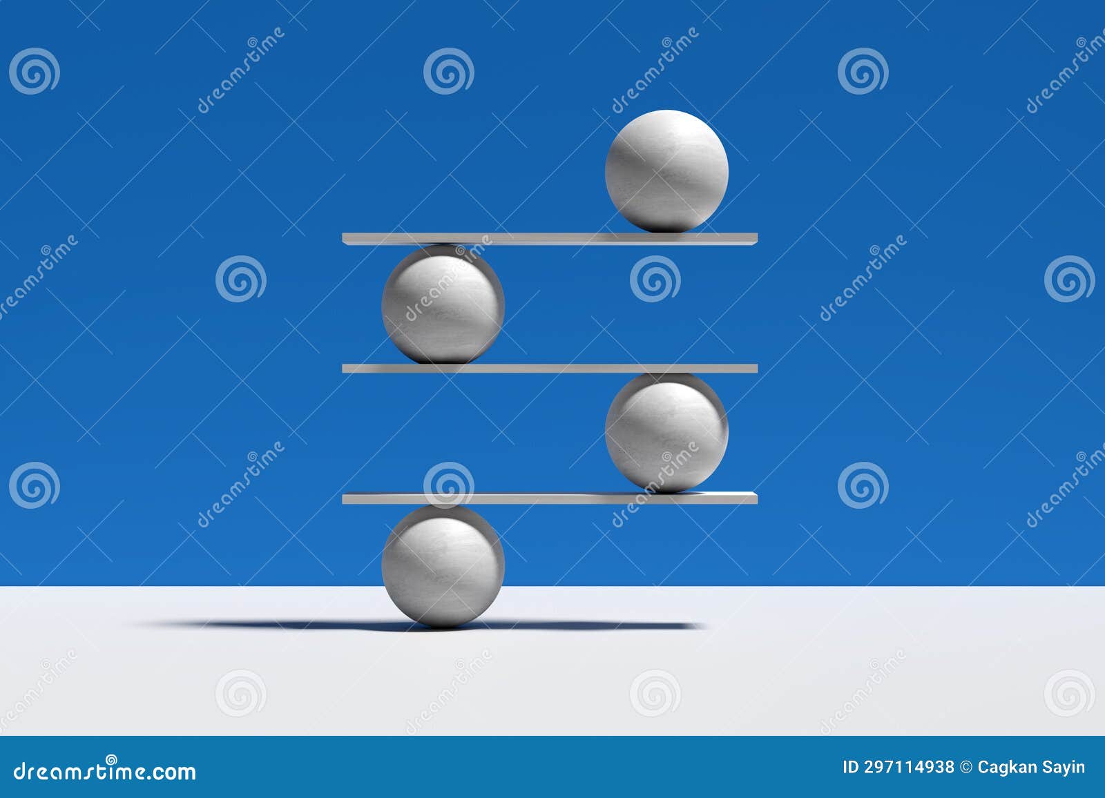 Harmony, Balance, Equilibrium and Stability Concepts. Spheres Balancing ...