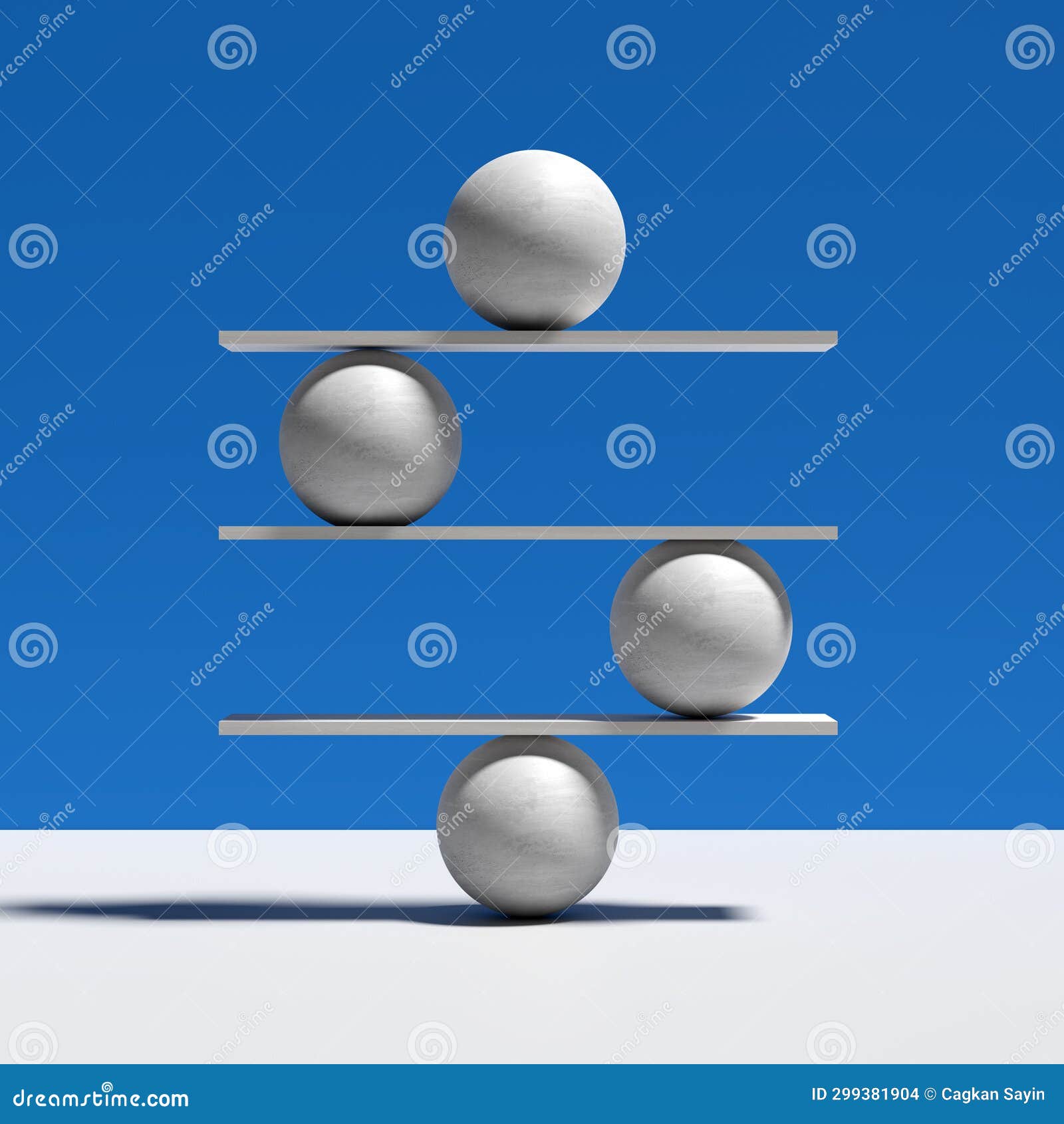 Harmony, Balance, Equilibrium and Stability Concepts. Spheres Balancing ...