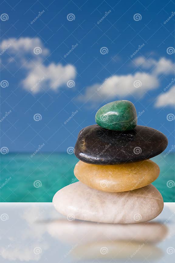Harmony concept stock image. Image of tower, rock, peace - 12591995