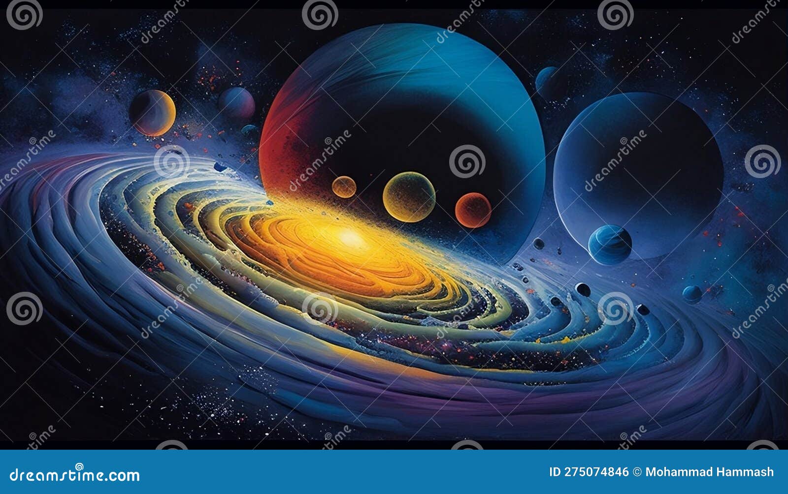 Harmony of the Cosmos: a Mesmerizing Depiction Made with Generative AI ...