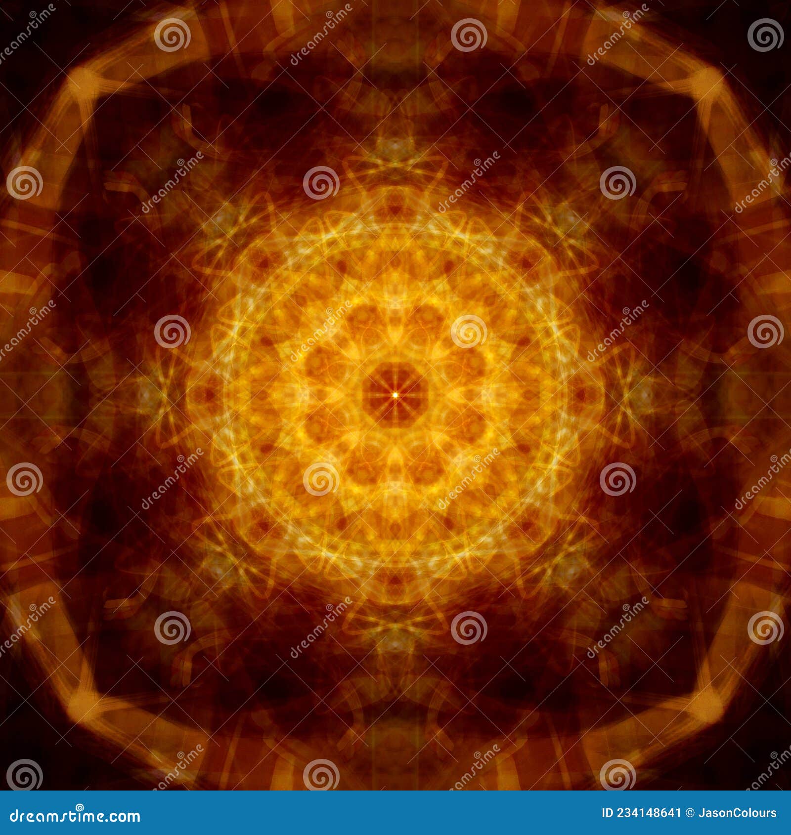 Harmony Decorative Pattern Healing Light Therapy Gold Sun Texture ...