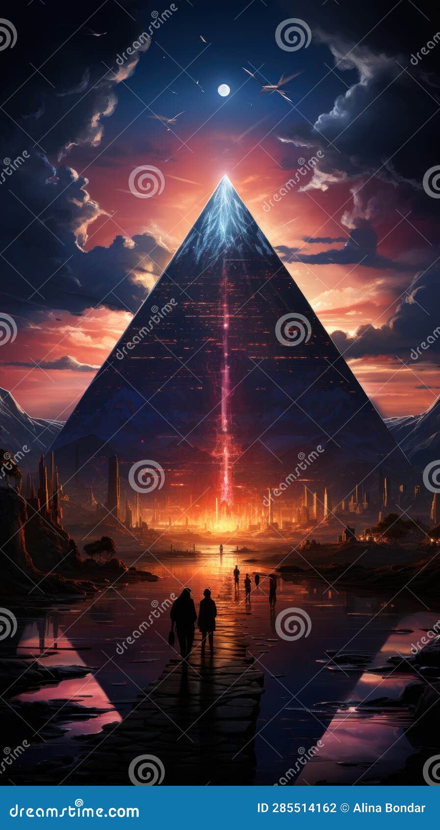 Harmony Discovered: Captivating MAAT with Pyramid a S. Created with ...
