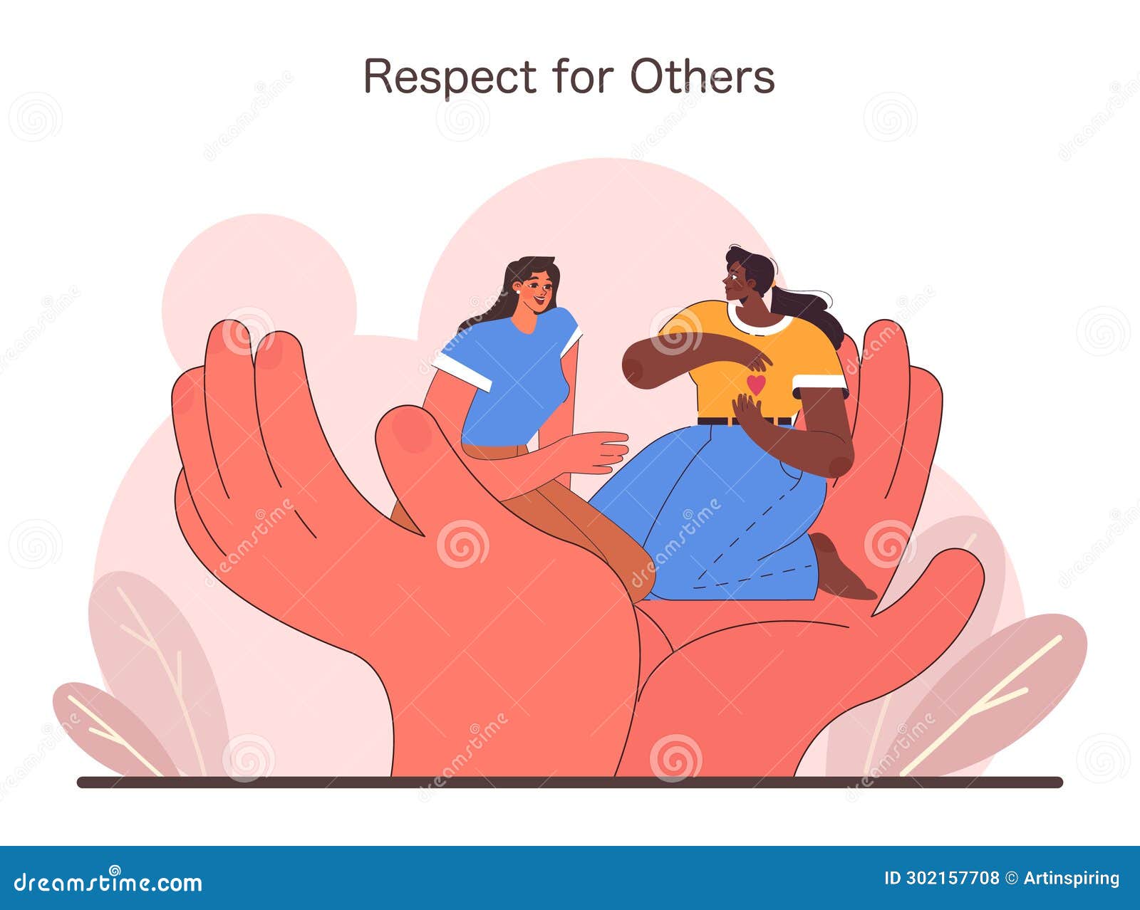 Harmony in Diversity Concept. Flat Vector Illustration Stock Vector - Illustration of engagement ...