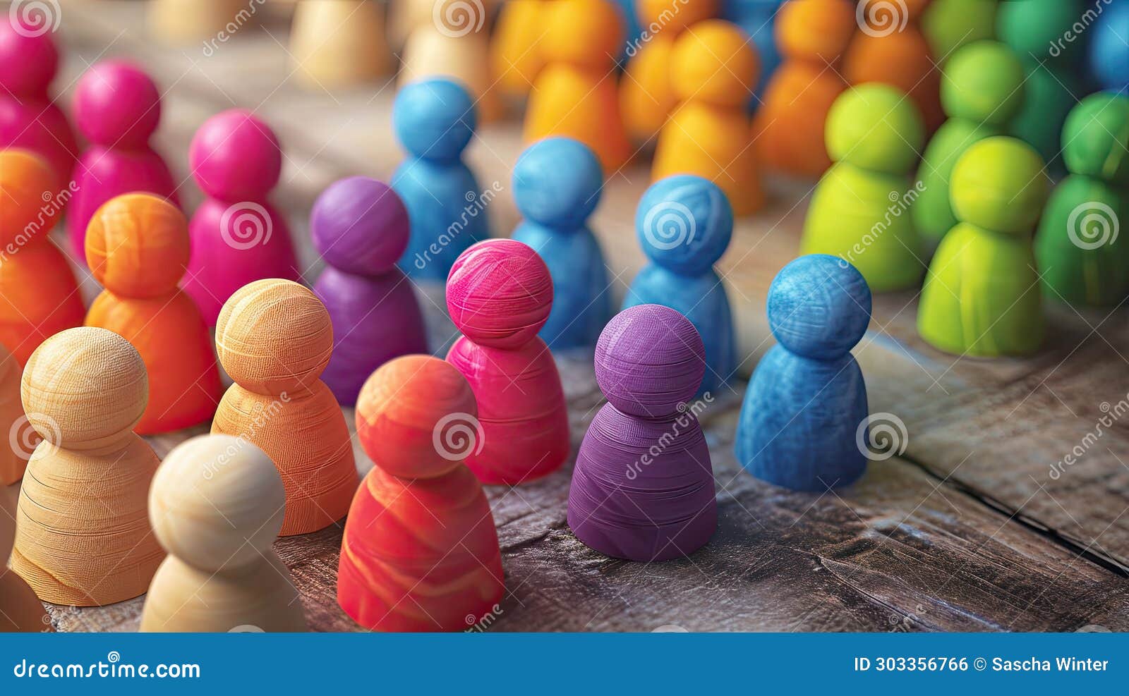 Harmony in Diversity: a Visual Narrative of Integration Stock Photo ...
