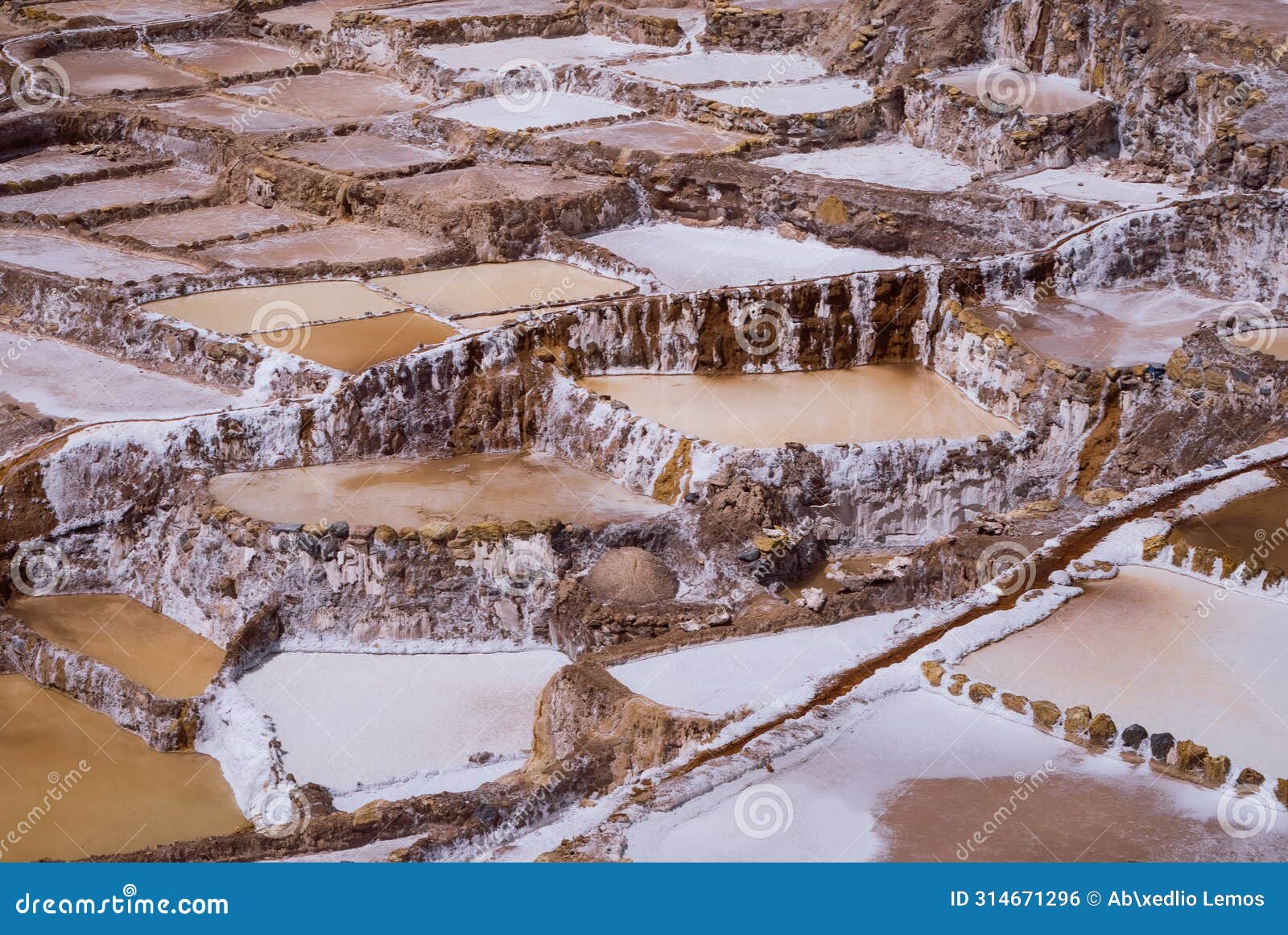 Harmony of Earth and Salt: Maras Salt Ponds Revealed Stock Photo ...