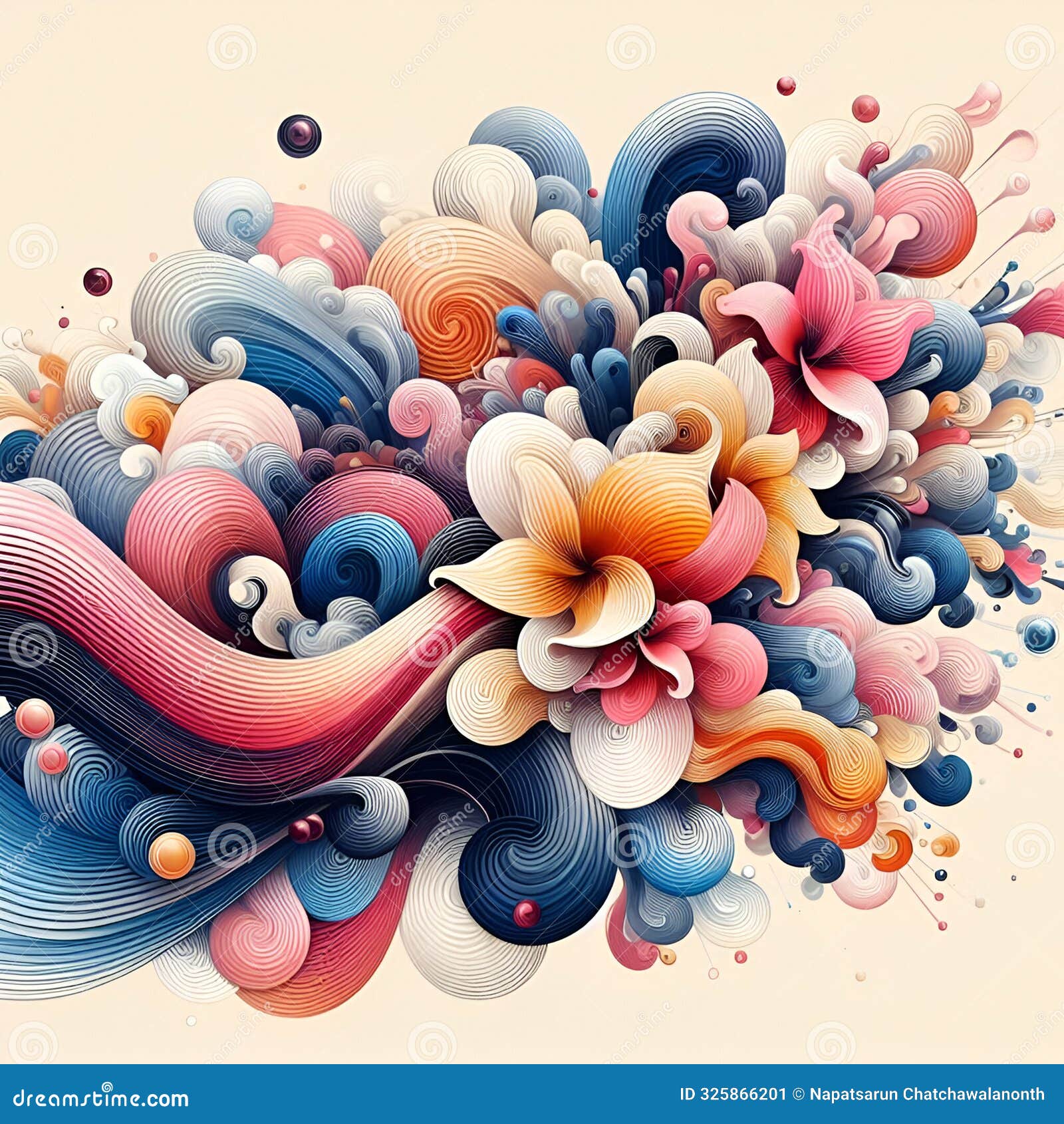 Harmony of Elements: Balancing Hot and Cold, Generative AI. Stock Image ...