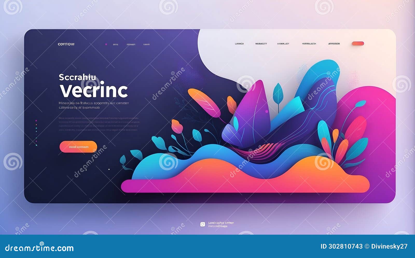 Harmony Horizons: Scalable Vector UI UX. AI Generate Stock Image ...