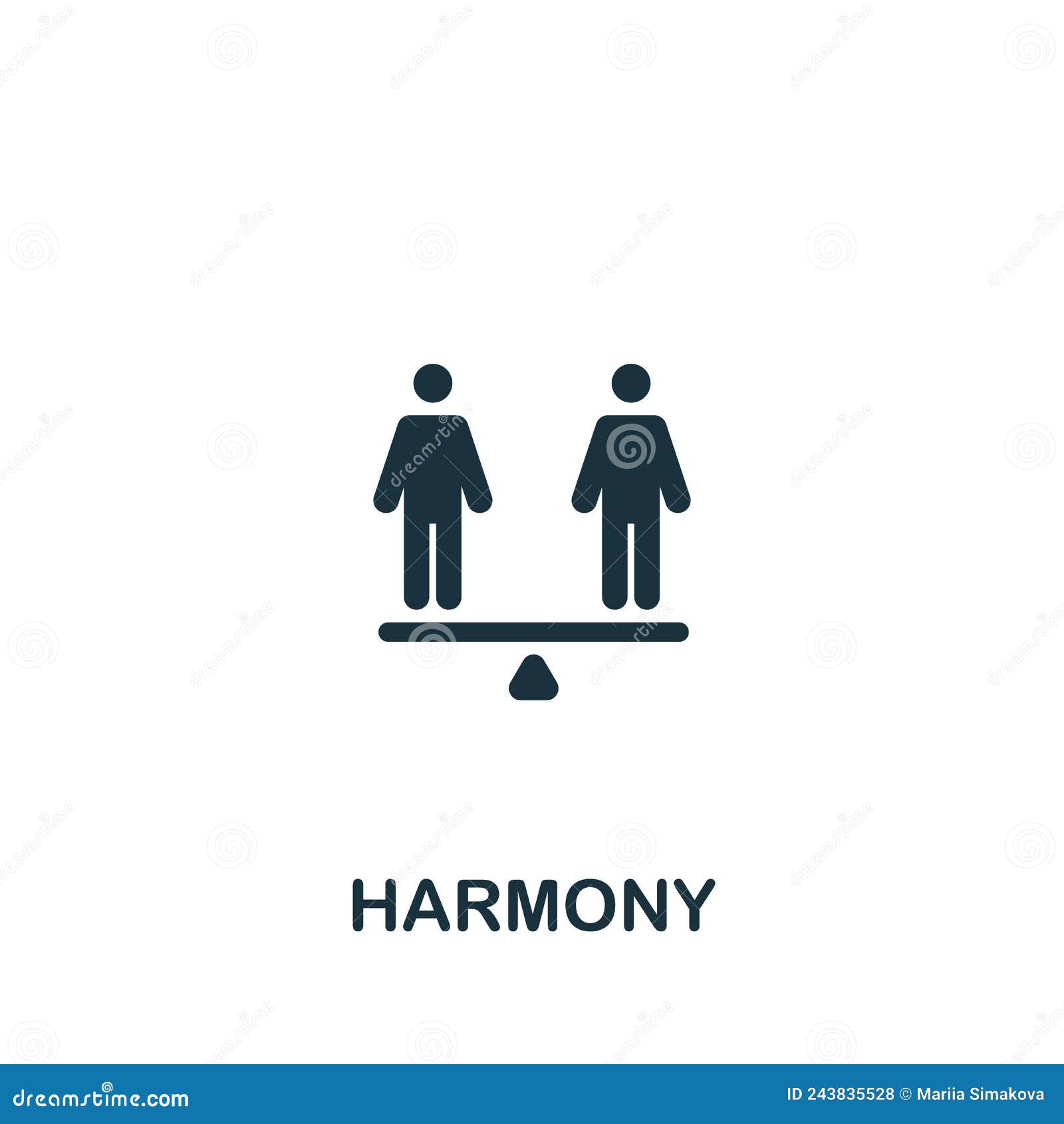 Harmony Icon. Monochrome Simple Icon for Templates, Web Design and ...