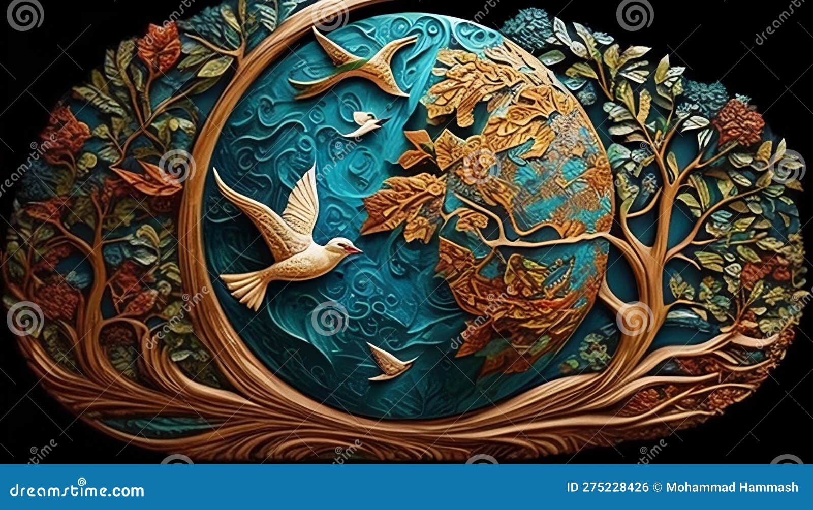 Harmony of Life - a Natural and Balanced Artistic Scene, Made with ...