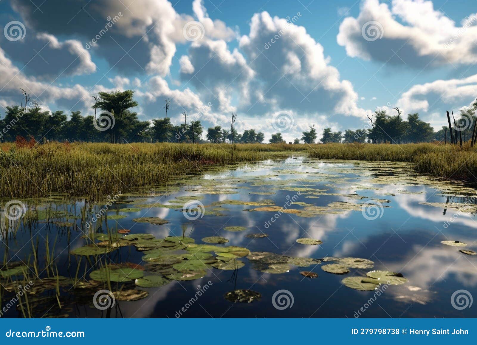 Harmony in the Marsh: Capturing the Intricate Balance of the Wetland ...