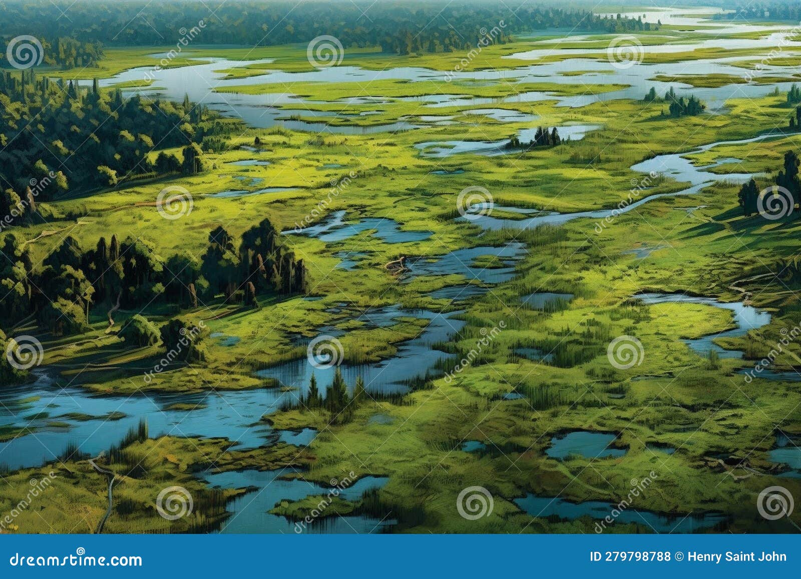 Harmony in the Marsh: Capturing the Intricate Balance of the Wetland ...