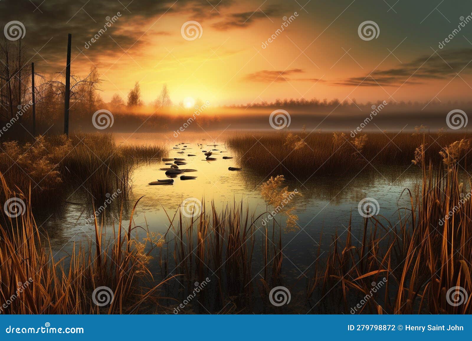 Harmony in the Marsh: Capturing the Intricate Balance of the Wetland ...