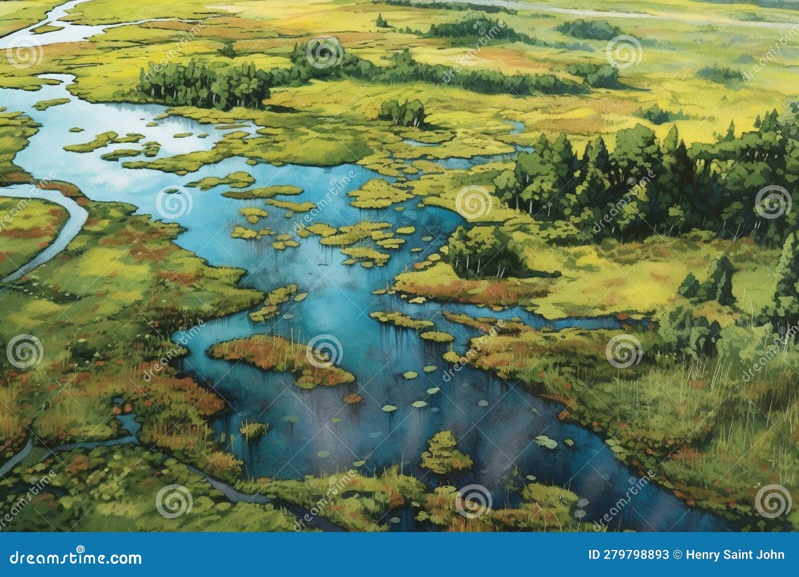 Harmony in the Marsh: Capturing the Intricate Balance of the Wetland ...