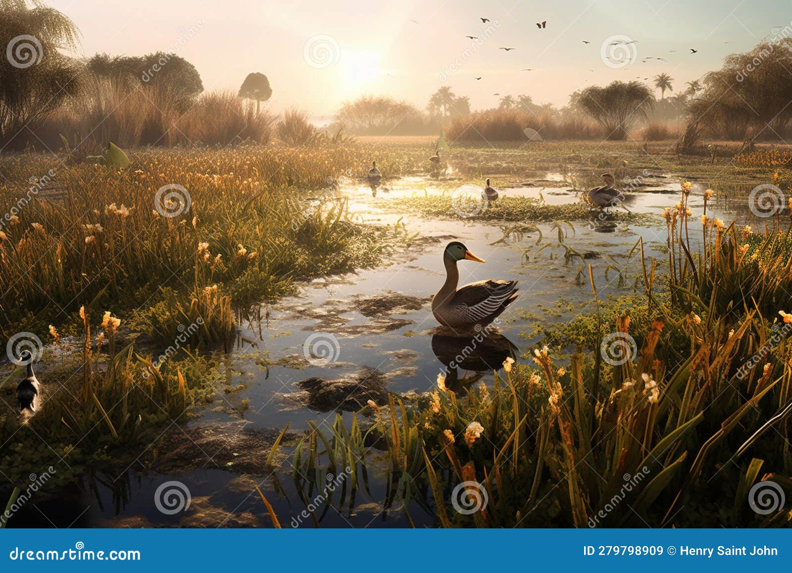 Harmony in the Marsh: Capturing the Intricate Balance of the Wetland ...
