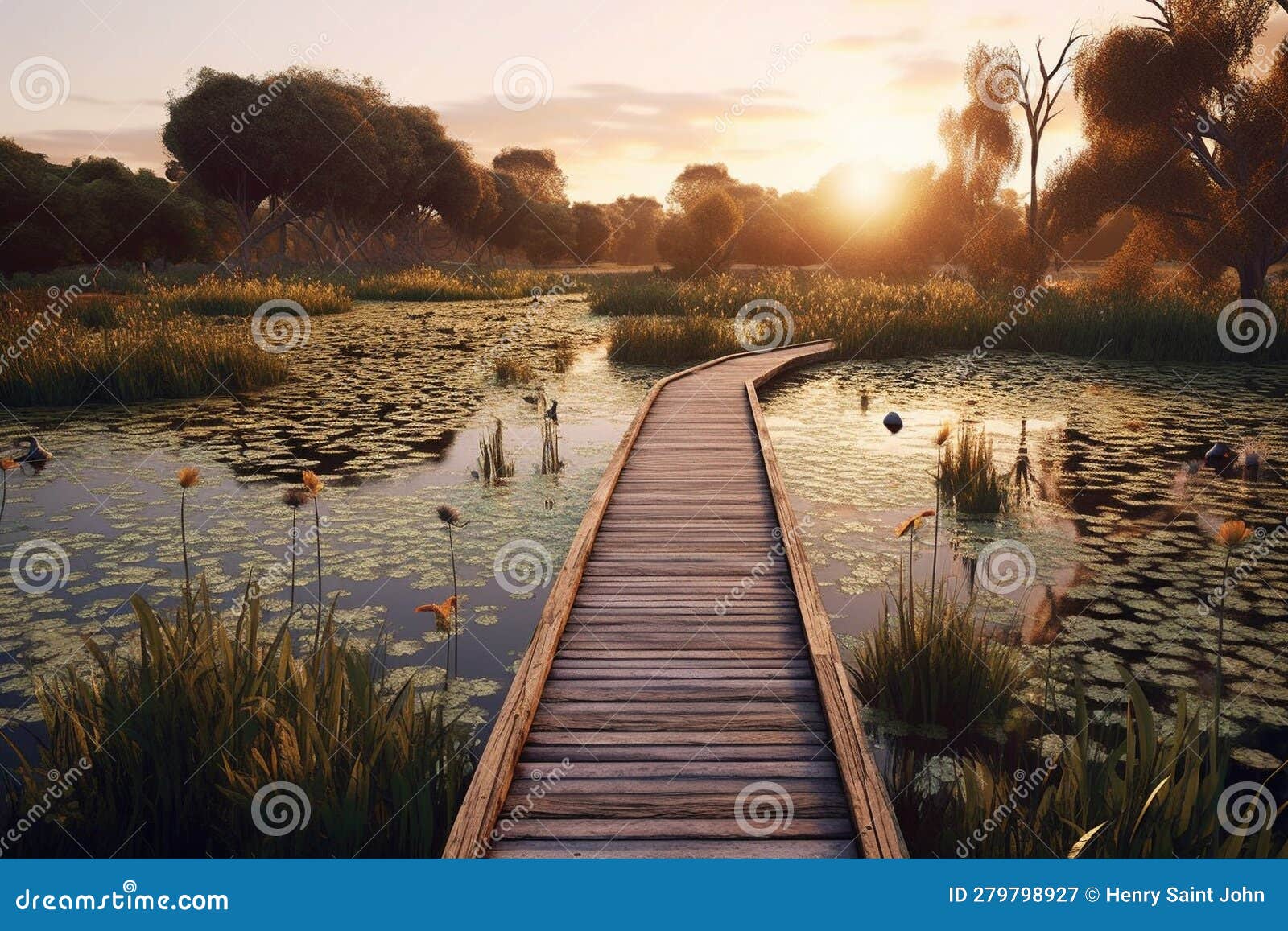 Harmony in the Marsh: Capturing the Intricate Balance of the Wetland ...