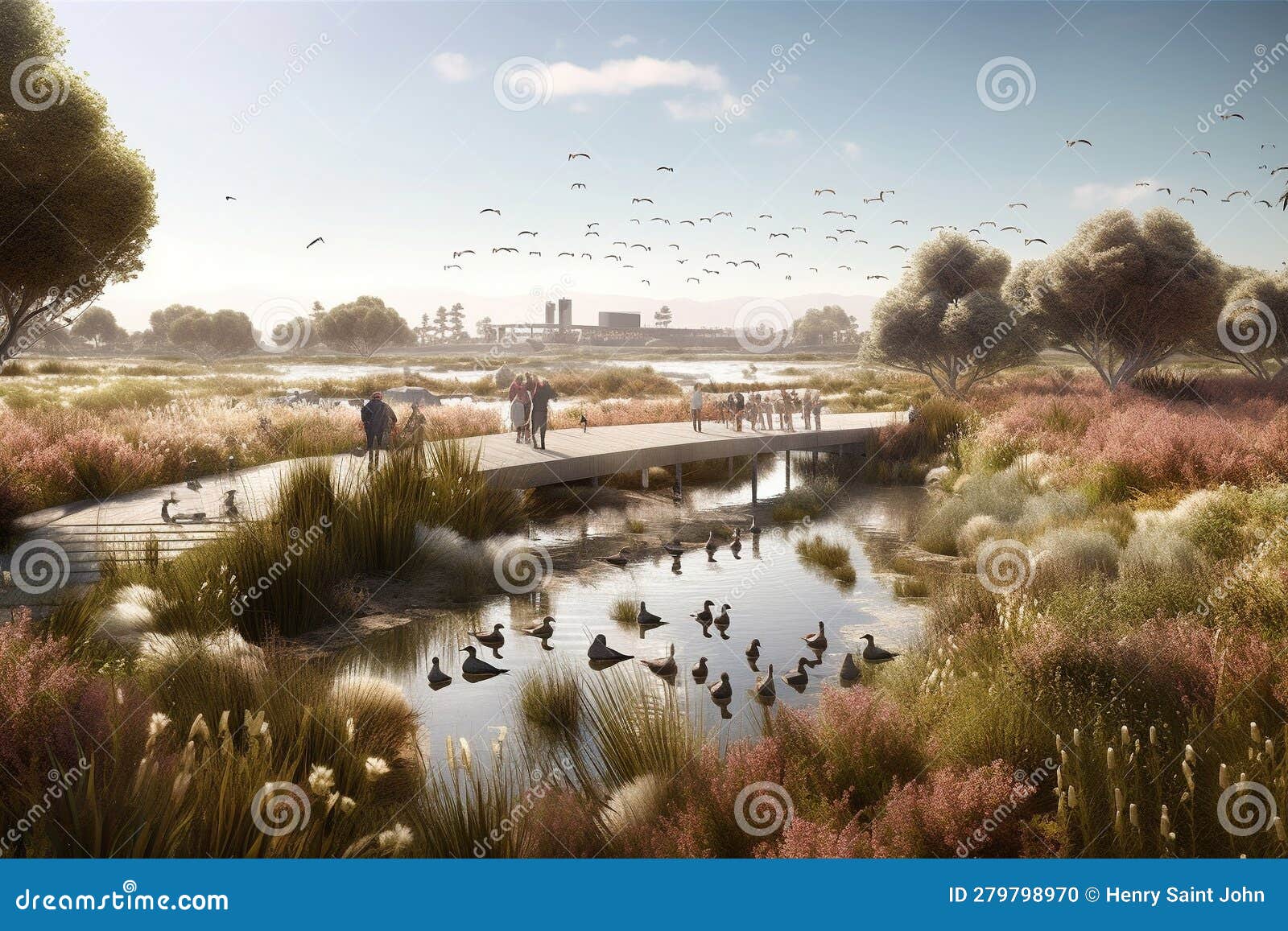 Harmony in the Marsh: Capturing the Intricate Balance of the Wetland ...