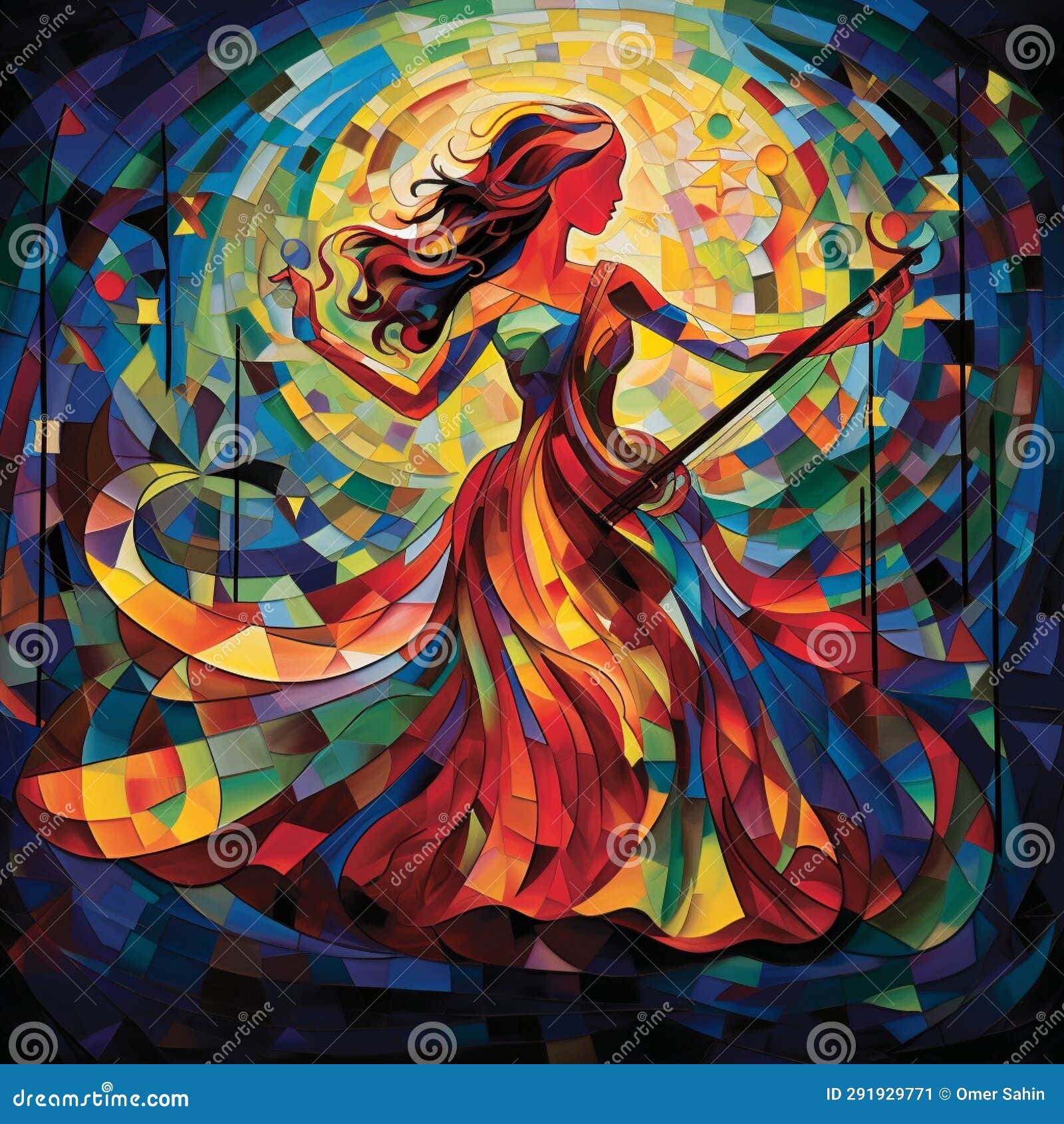 Harmony in Motion: a Dance of Musical Instruments Stock Image - Image ...