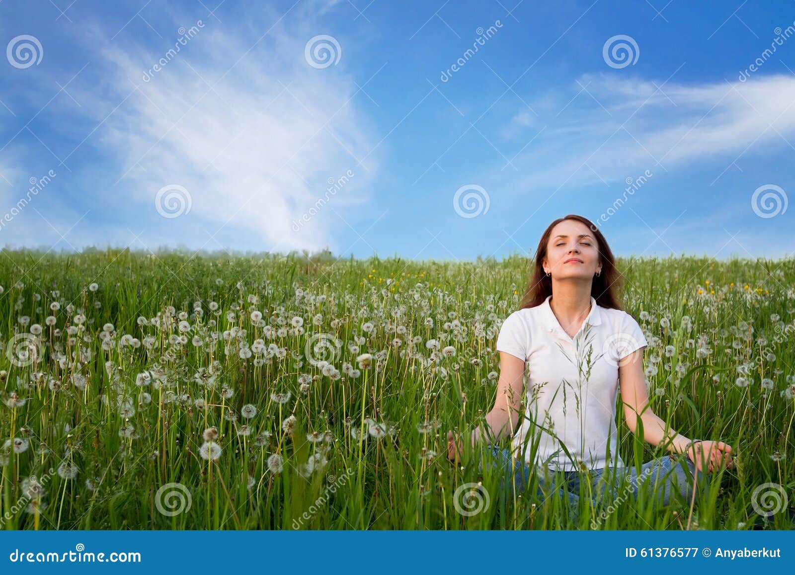 Harmony with nature stock image. Image of healthy, people - 61376577