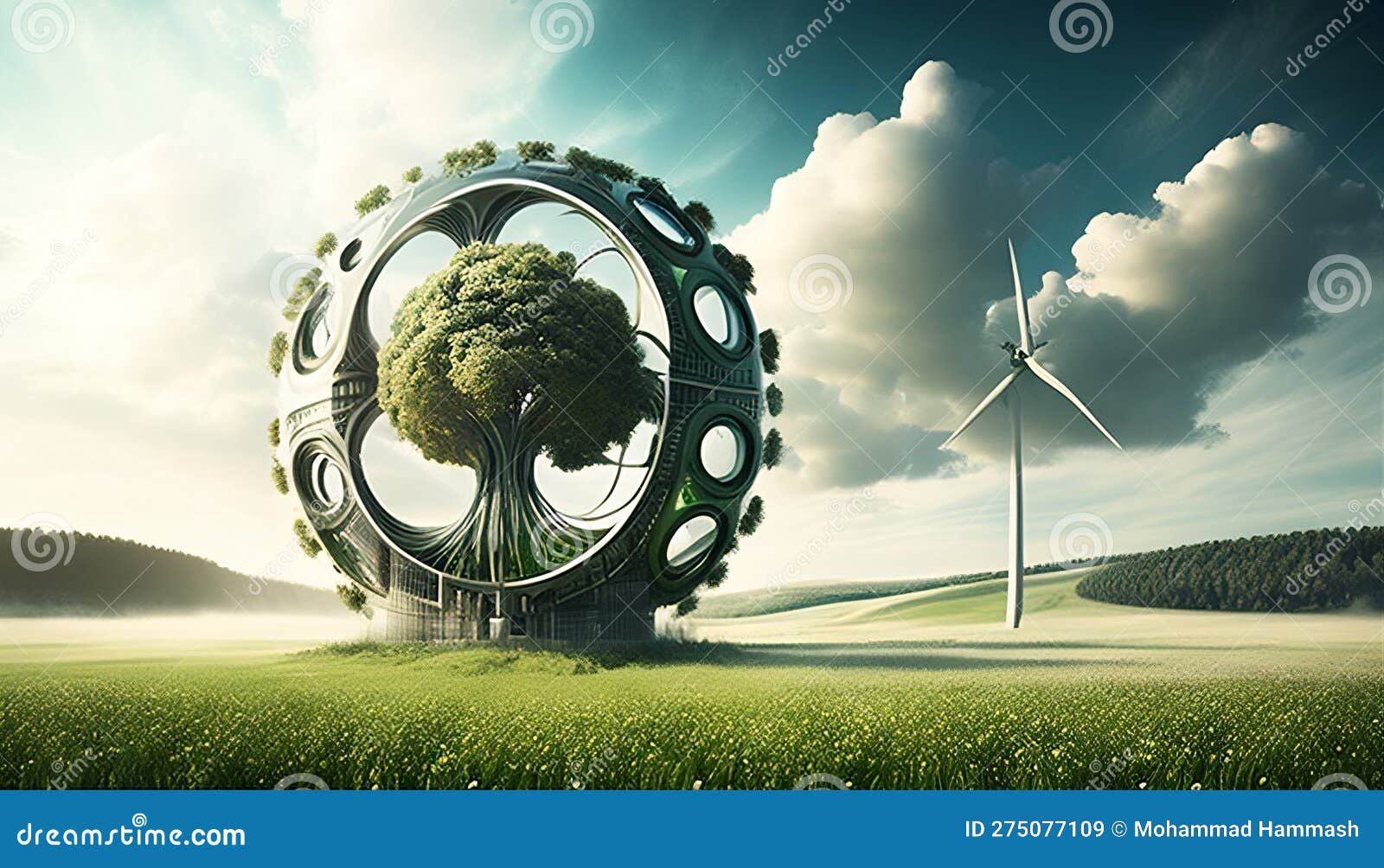 Harmony of Nature and Technology: a Vision of Green Energy on Earth ...