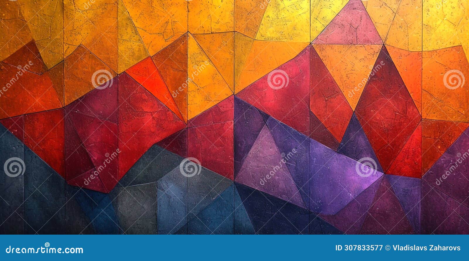 The Harmony of Triangles and Curves that Create a Dynamic Pattern ...