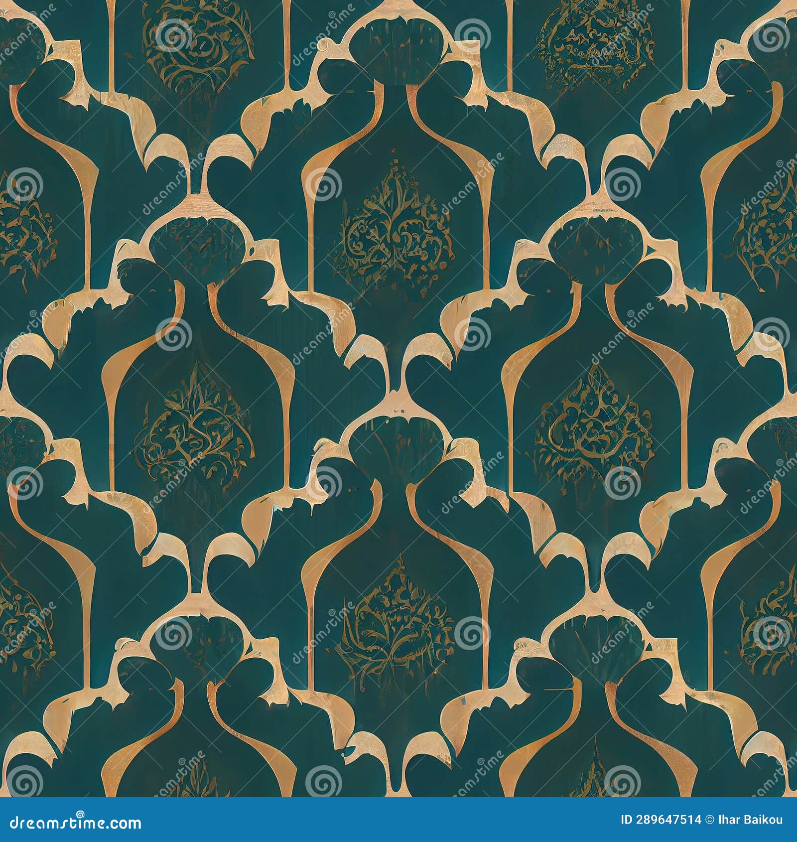 Harmony Unveiled: Islamic Patterns in Vibrant Fusion Stock Illustration ...