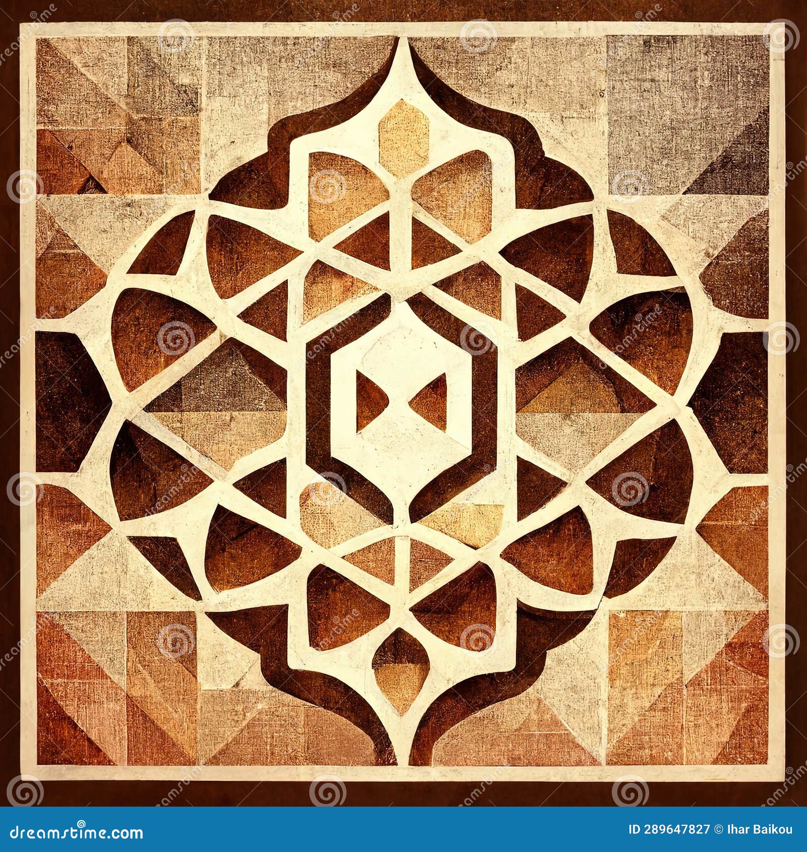 Mesmerizing Islamic Geometric Patterns: Seamless Vector Illustration In ...
