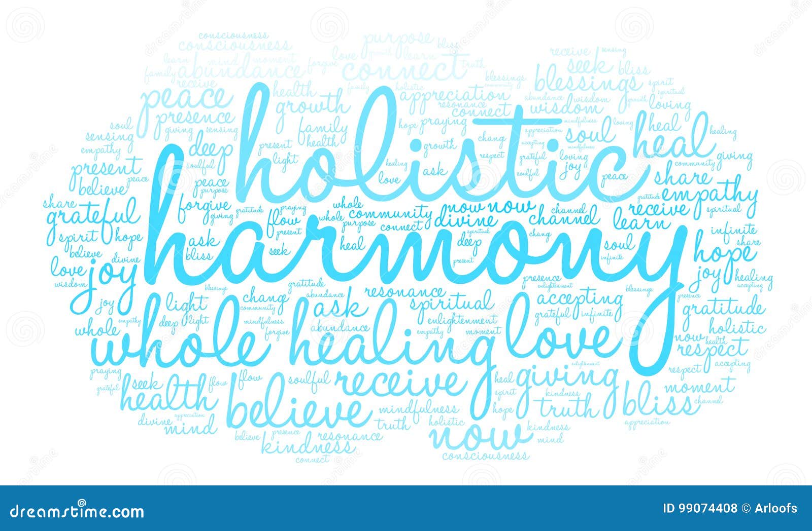 Harmony Word Cloud stock vector. Illustration of giving - 99074408