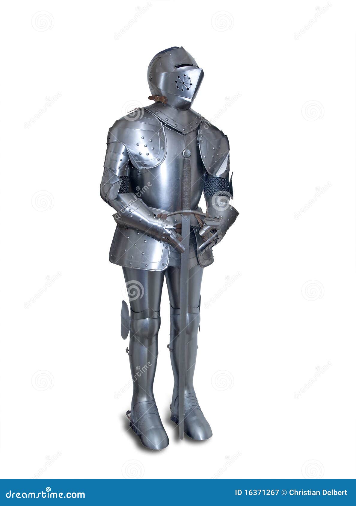 Harnas stock afbeelding. Image of ridder, geïsoleerd - 16371267