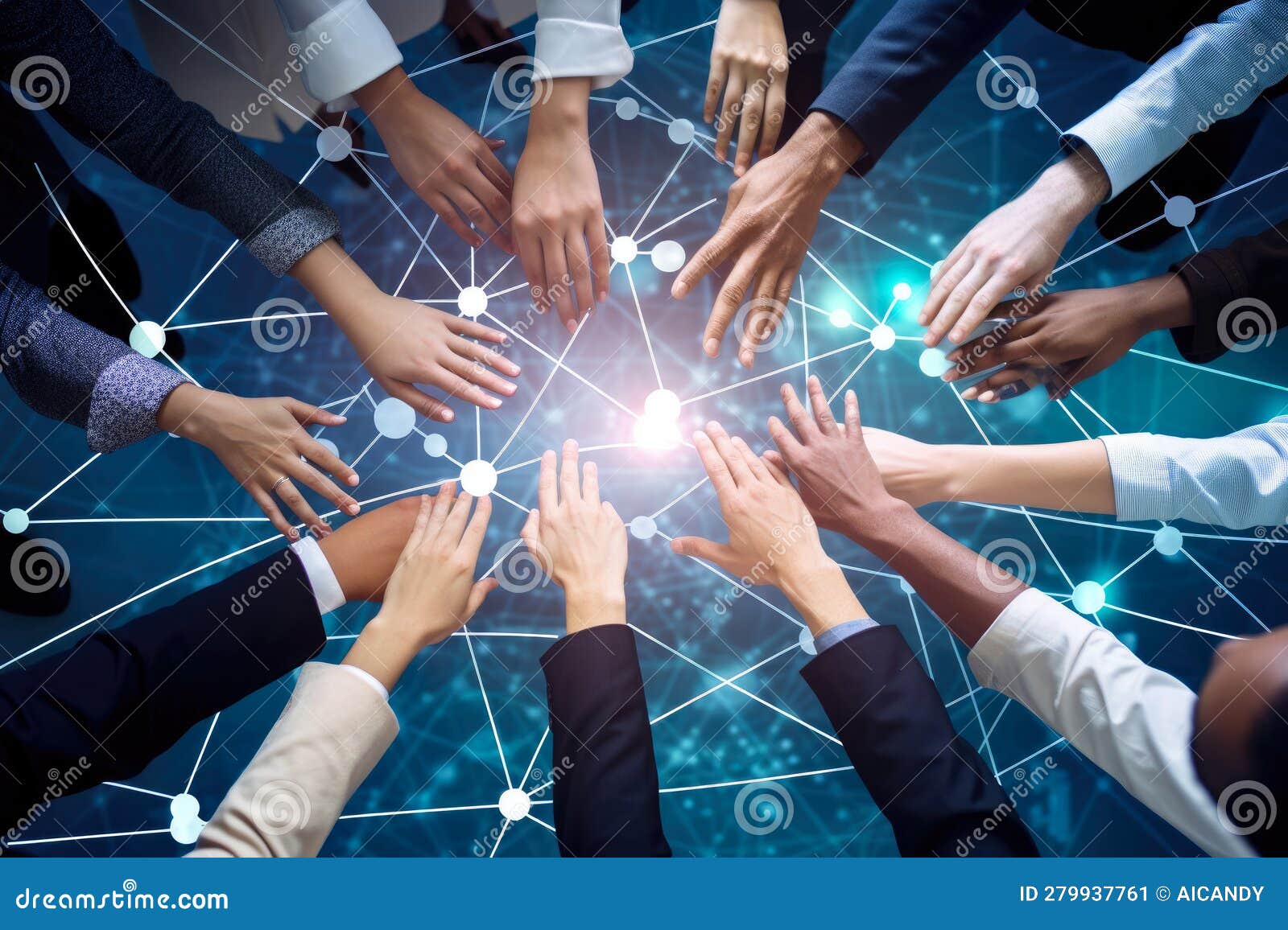 Harnessing the Power of Synergy and Collaboration Stock Illustration ... Harnessing the Power of Synergy and Collaboration Stock Illustration ...